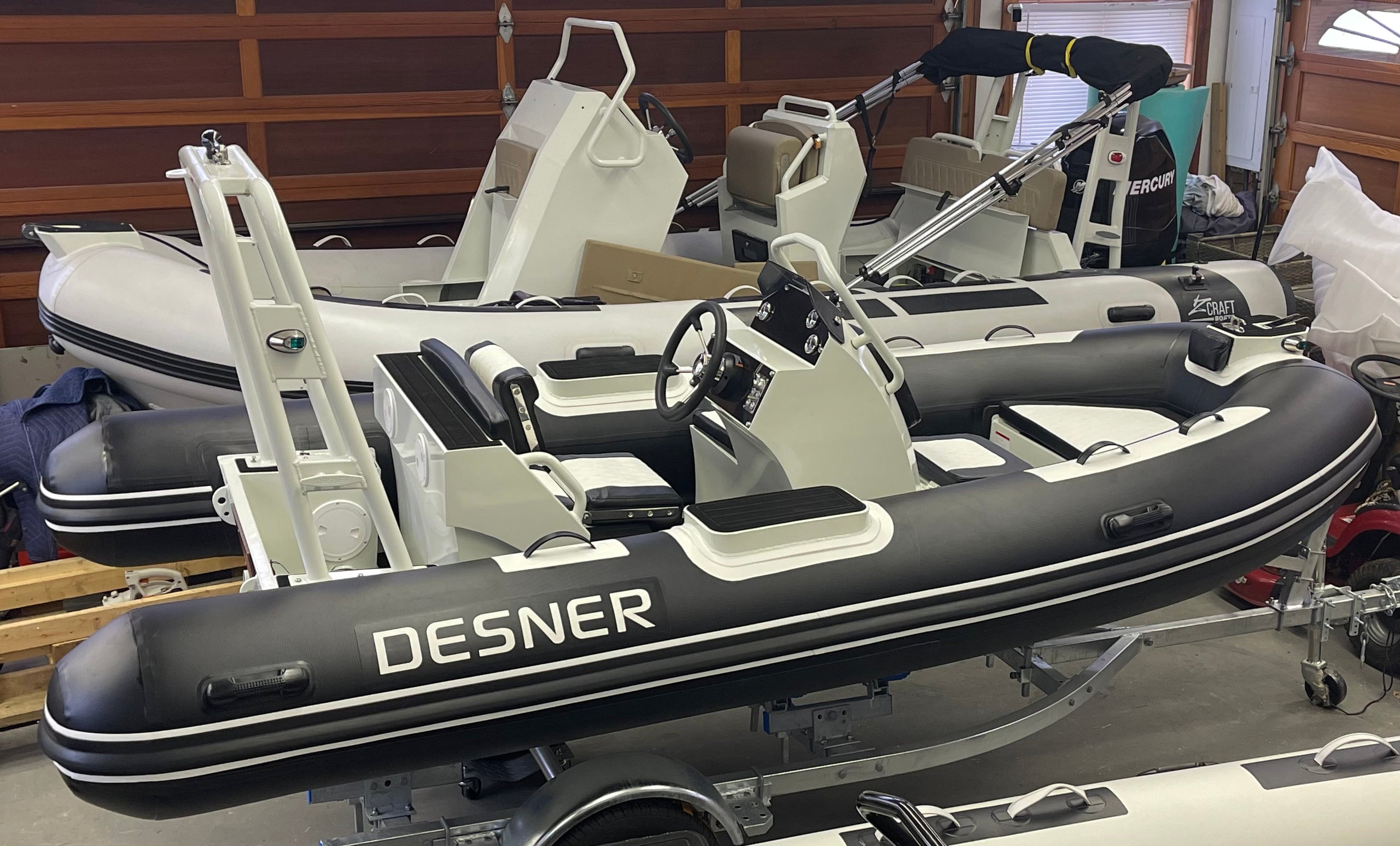 Desner OM400 - 13’ Aluminum / Heytex PVC 1.2 & Tohatsu 40HP | EzCraft ...